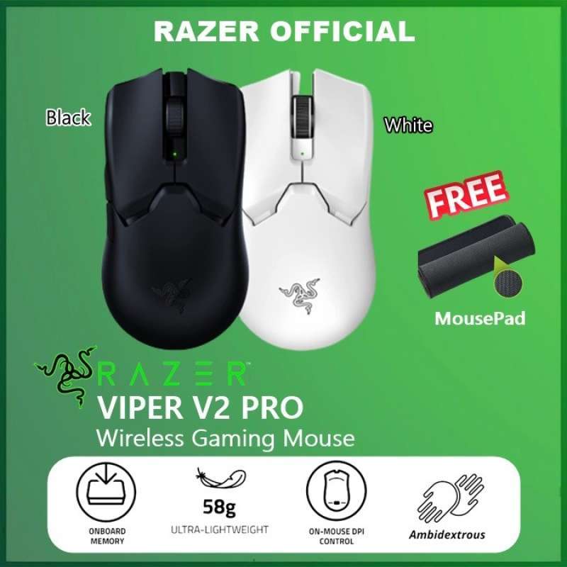 Promo Razer Viper V2 Pro Ultra Lightweight Wireless Gaming Mouse Diskon ...