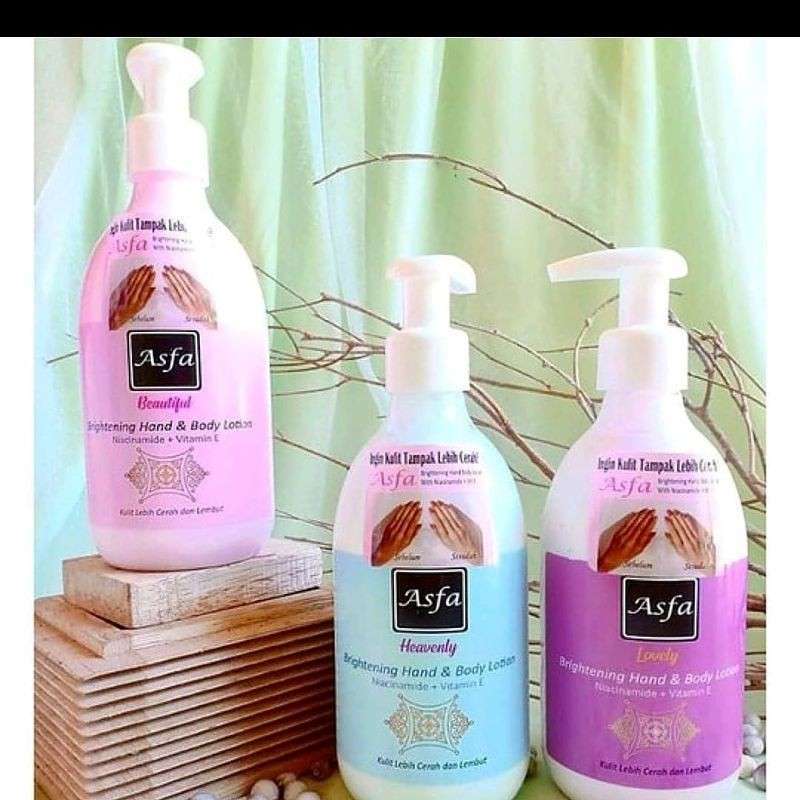 Jual Asfa Brightening Body Lotion 300ml- Bpom - Glow (putih) Di Seller ...