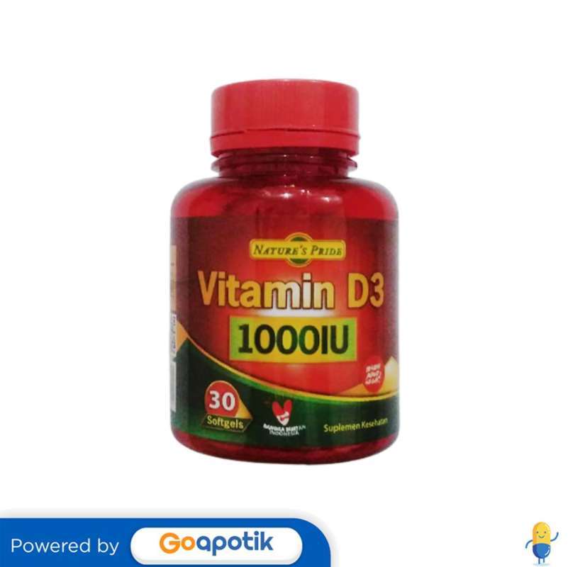Jual Nature's Pride Vitamin D3 1000 Iu Botol 30 Kapsul Di Seller Apotek ...