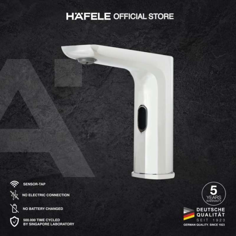 Promo Hafele Deck-Mount Sensor Tap - Keran Air Washtafel Sensor ...
