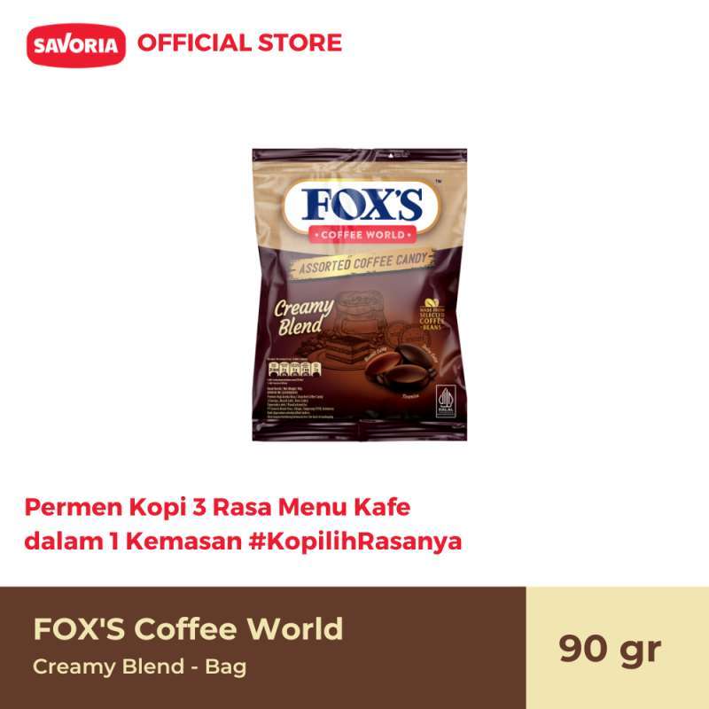 Promo Whs - Fox's Coffee World Creamy Blend [90 G] Diskon 35% Di Seller Savoria Snack Official ...