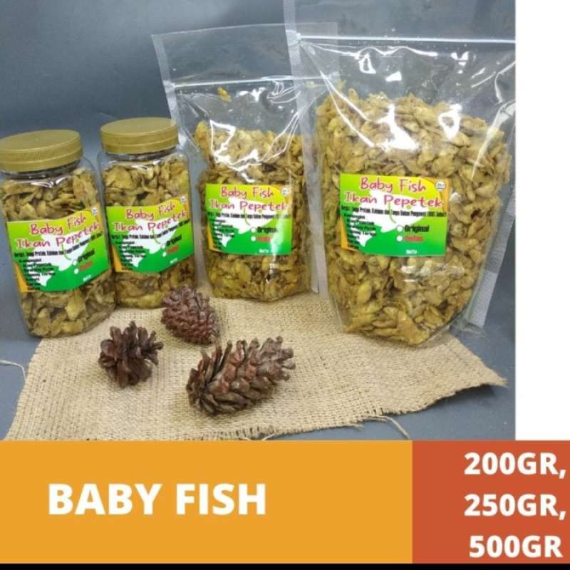 Jual Baby Fish Crispy | Ikan Crispy Pepetek / Nila Kecil Goreng Crispy ...