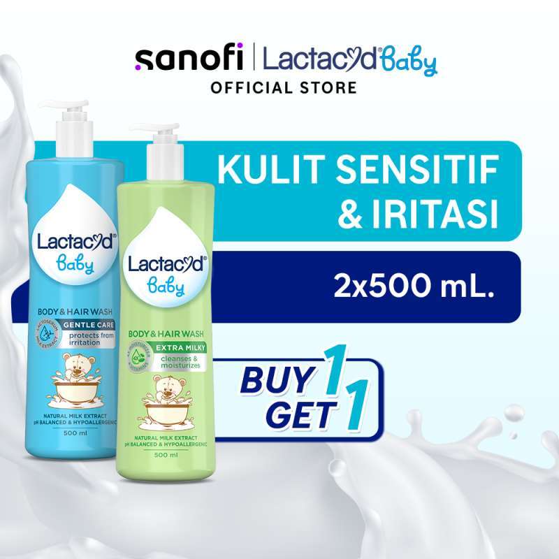 Jual Buy 1 Get 1 - Buy 1 Lactacyd Baby Gentle Care 500ml Free 1 ...