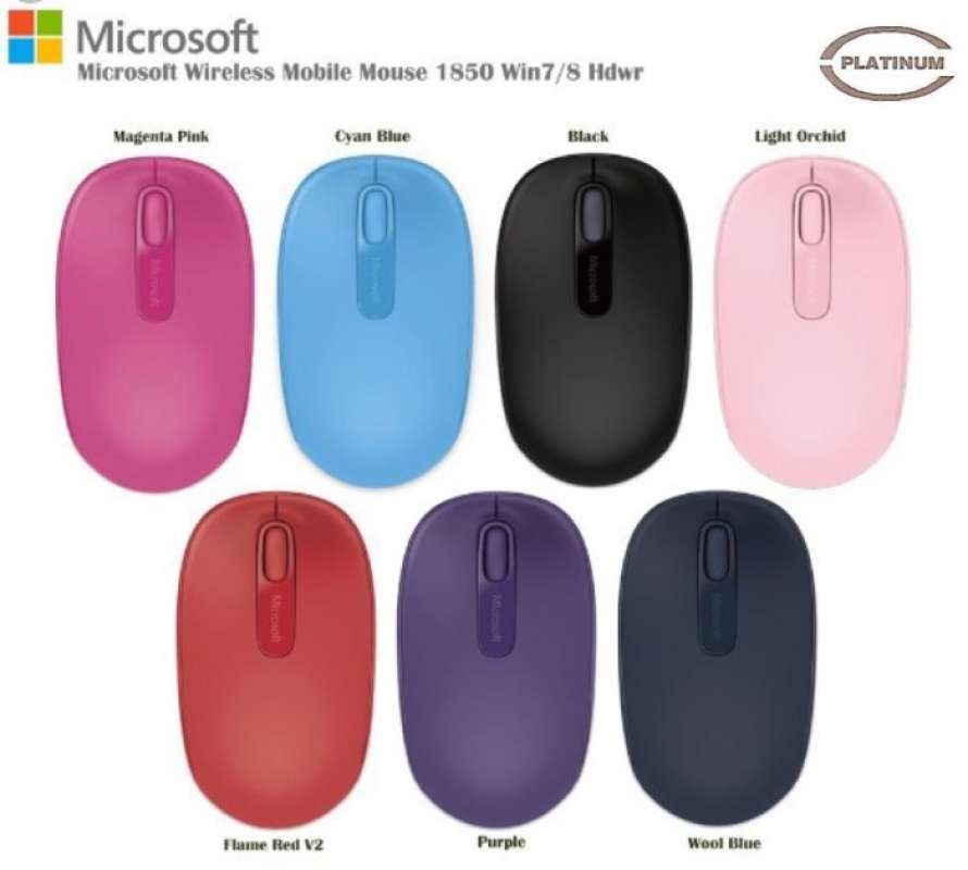 Promo Microsoft Wireless Mobile Mouse 1850 Diskon 23% di Seller Indah Komputer - Tegal Alur ...