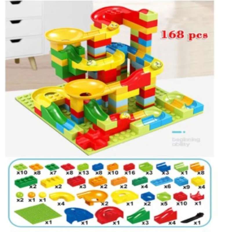 Promo Mainan Anak DIY Puzzle Bangunan Block ~ VARIETY SLIDE FUNNY ...