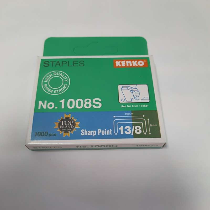Jual Isi Stapler Tembak Kenko No. 1008s Gun Tacker Refill - 1 Pack Di ...