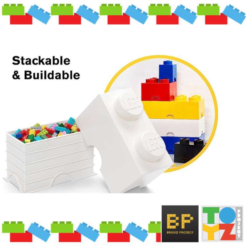 Jual Lego Storage Brick 2 - White - Original Di Seller Toyz Project ...