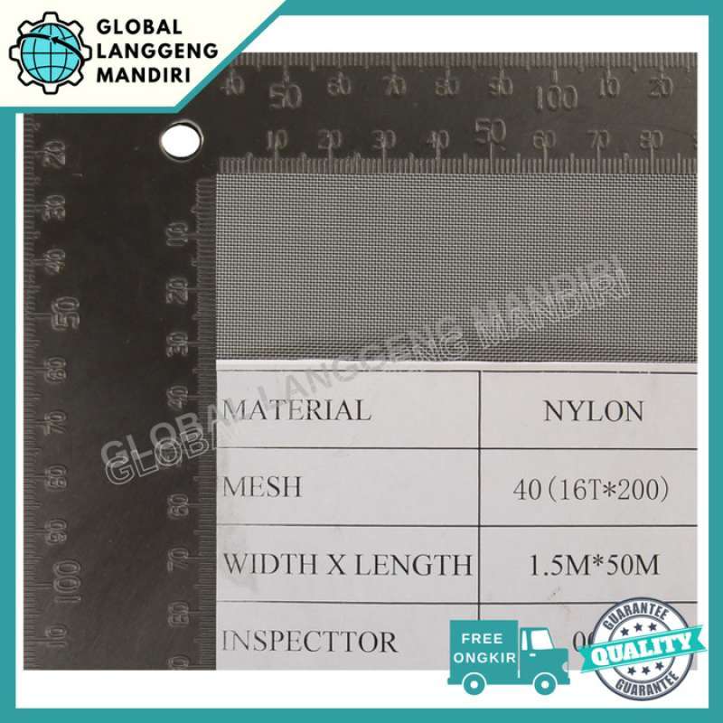 Promo Wire Mesh Nylon 40 1.5mx1m / Saringan Nylon #40 / Saringan ...