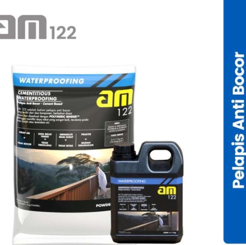 Promo Pelapis anti bocor/waterproofing AM 122 kemasan 4kg+1kg Diskon 26 ...