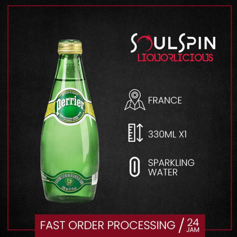 Jual Perrier Original Sparkling Mineral Water 330ml di Seller SOULSPIN ...