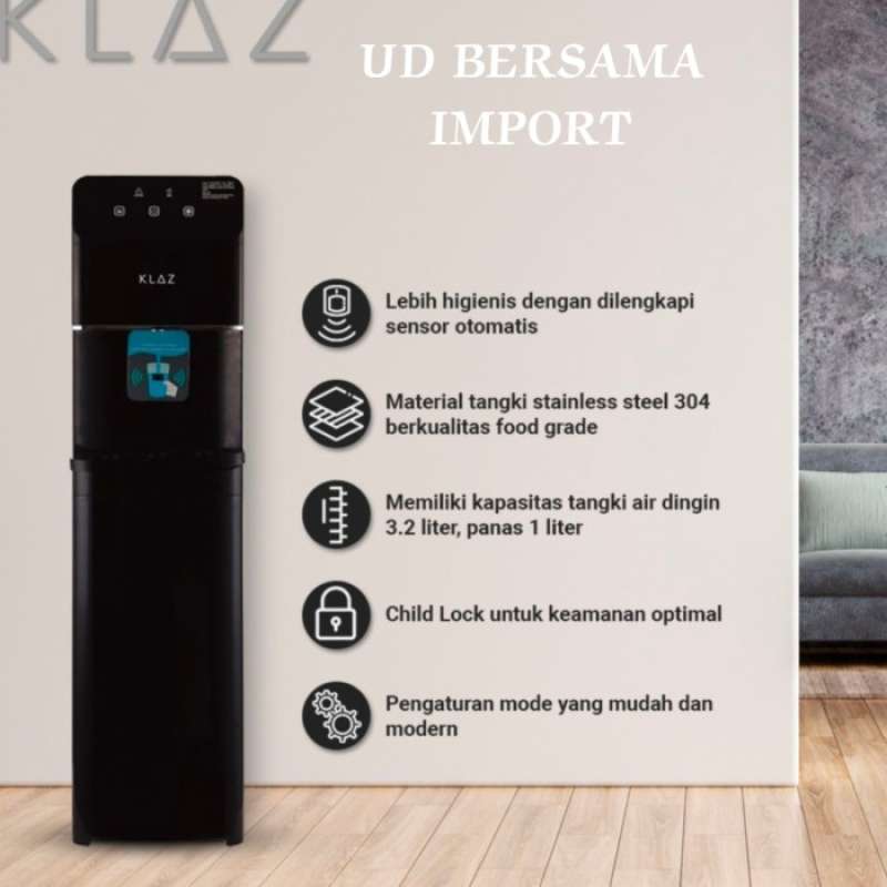 Promo Klaz Dispenser Air Bottom Loading Dengan Sensor/galon Bawah ...