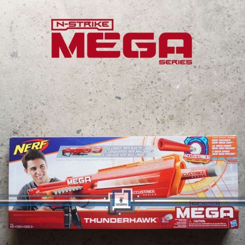 Promo Nerf Mega Accustrike - Thunderhawk / Bisa Panjang Pendek Diskon ...