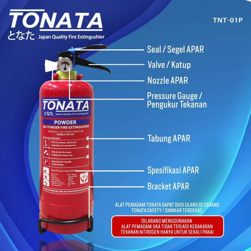 Jual [BEST SELLER] APAR 1 KG TONATA / ABC Powder / Set Komplit ...
