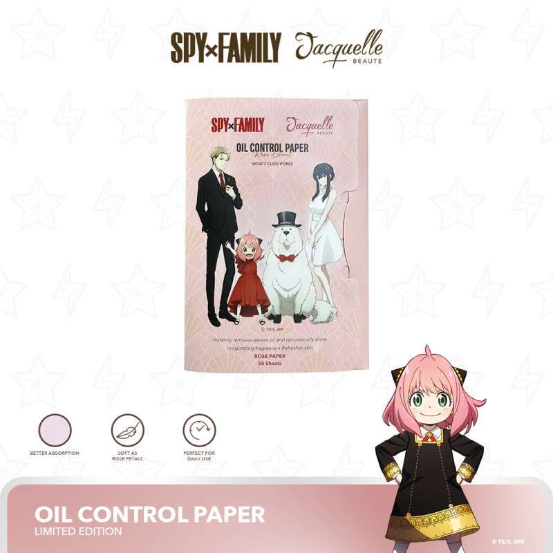 Promo Jacquelle Rose Extract Oil Control Paper SPY X FAMILY EDITION ...