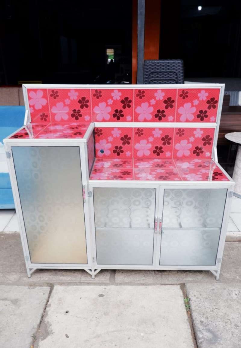Jual Rak Kompor Aluminium Keramik 3 Pintu Undakan Di Seller Sejahtera ...