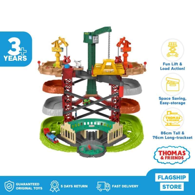 Promo Thomas & Friends Trains & Cranes Super Tower Diskon 23% di Seller ...