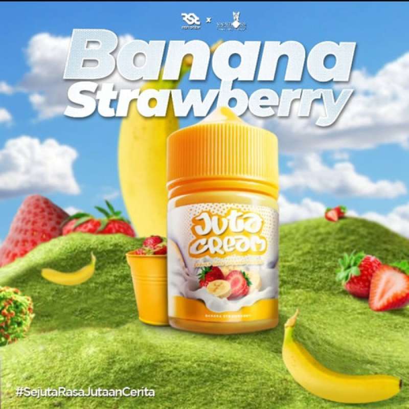 Jual Liquid juta cream banana strawberry 60ml di Seller GUDANG VAPOR ...