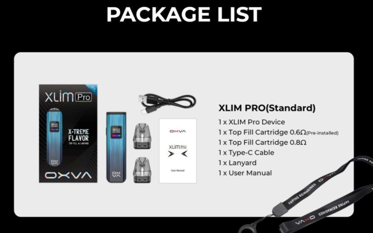 Promo Oxva Xlim Pro 30w 1000mah Pod Kit Authentic By Oxva - Aurora Pink ...