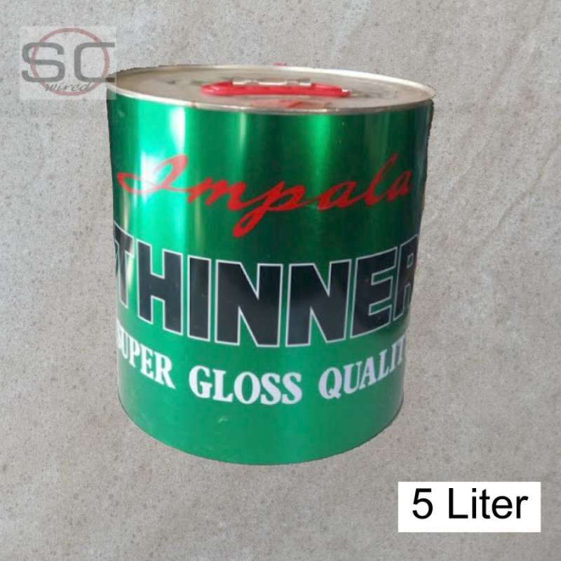 Jual Thinner Impala 5 Liter (1 Galon) Thiner / Pengencer Di Seller ...