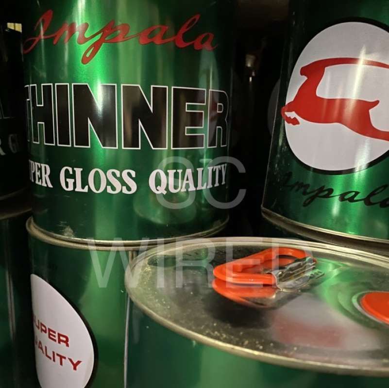 Jual Thinner Impala 5 Liter (1 Galon) Thiner / Pengencer Di Seller ...