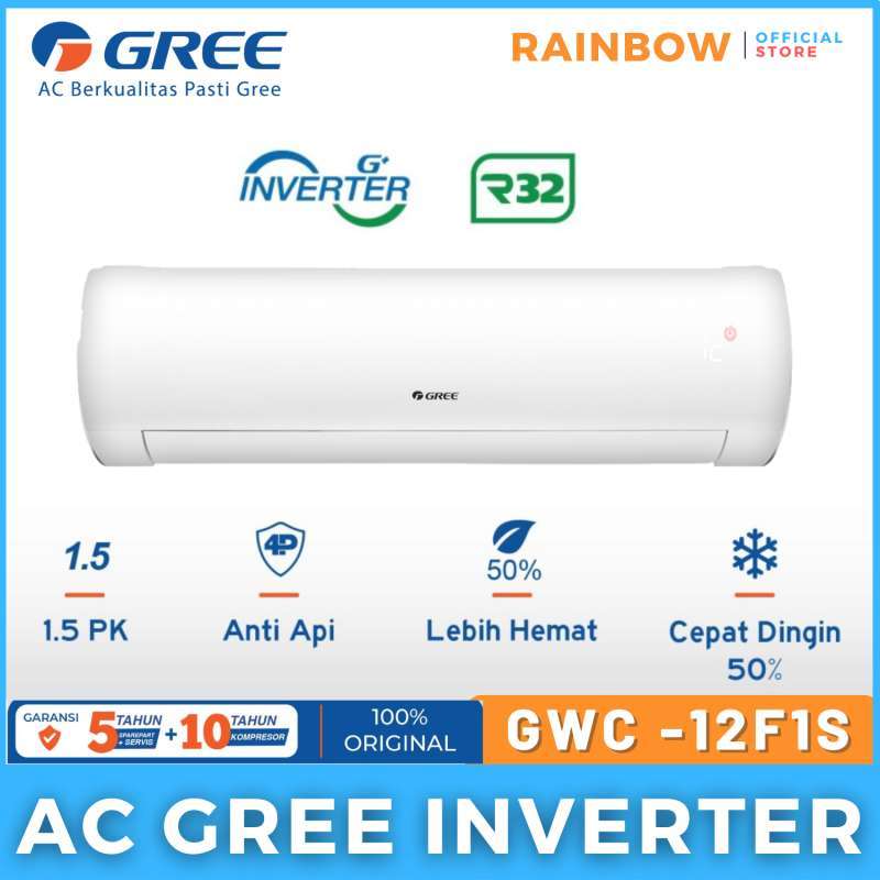 Jual AC GREE INVERTER 1,5 PK - GWC12F1S di Seller RAINBOW STORE ...