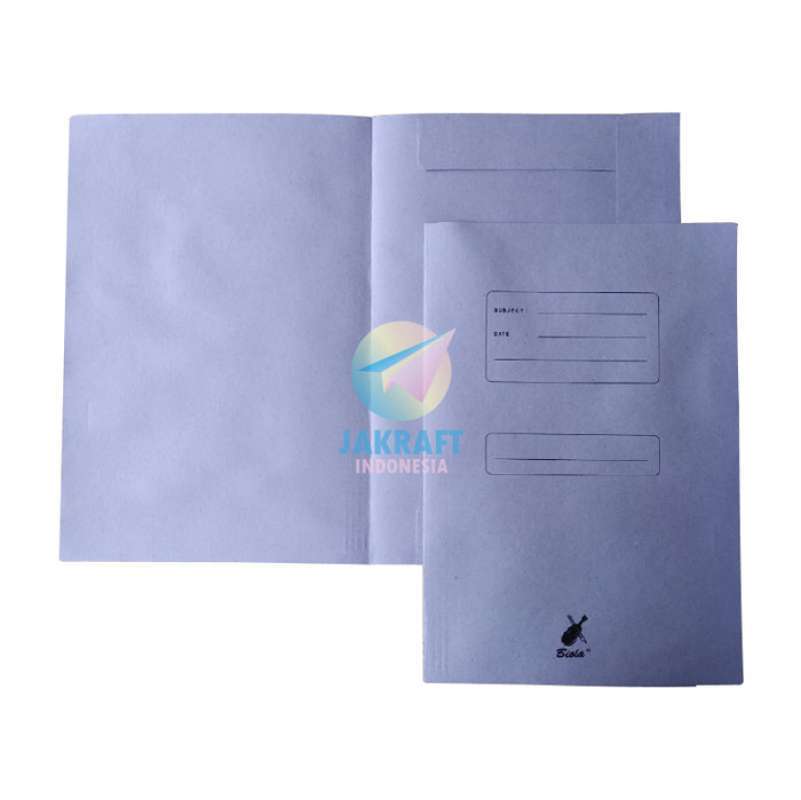 Promo Stof Stop Map Stofmap Stopmap Kertas BIOLA 5002 Ungu Folio ...