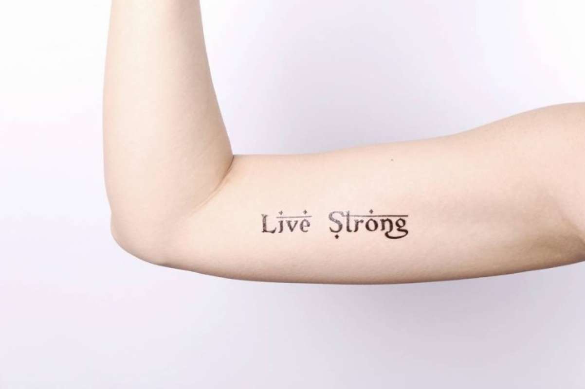 Livestrong Tattoo Wrist