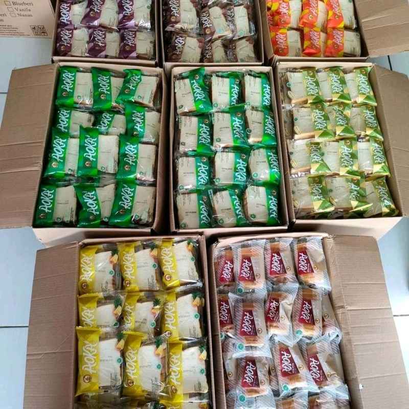 Jual Roti Aoka 1 Dus Isi 60 Pcs Rasa Campur / Mix Di Seller Sembako ...