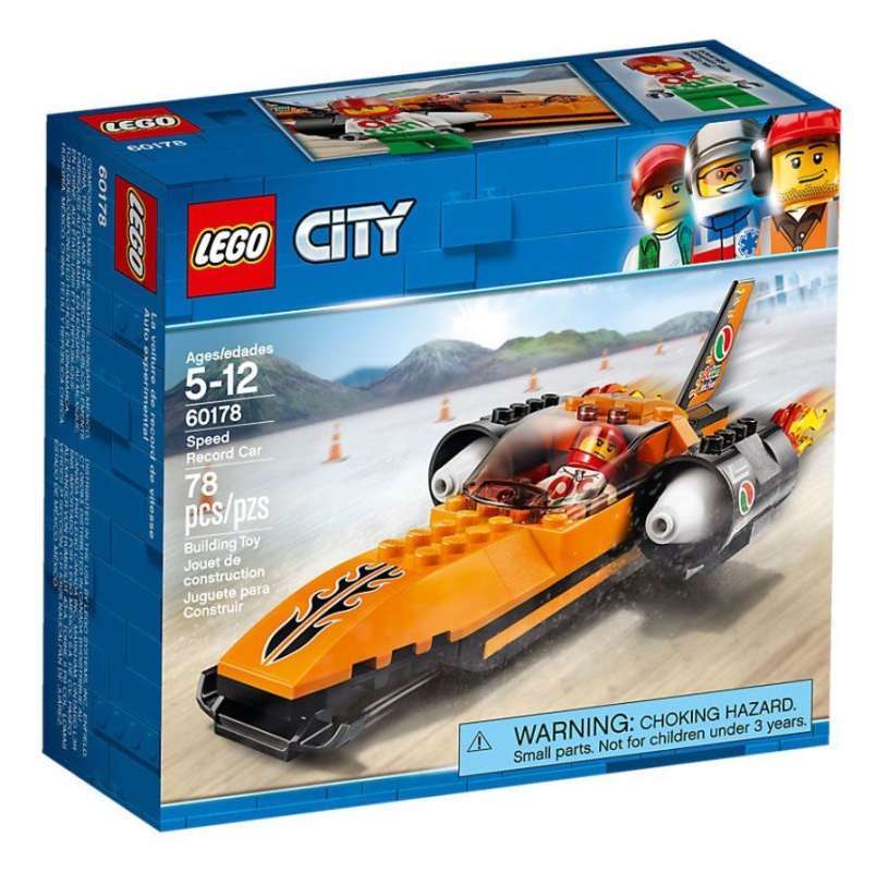 Jual LEGO City - 60178 Speed Record Car Set Building Kid Toy Air Drag ...