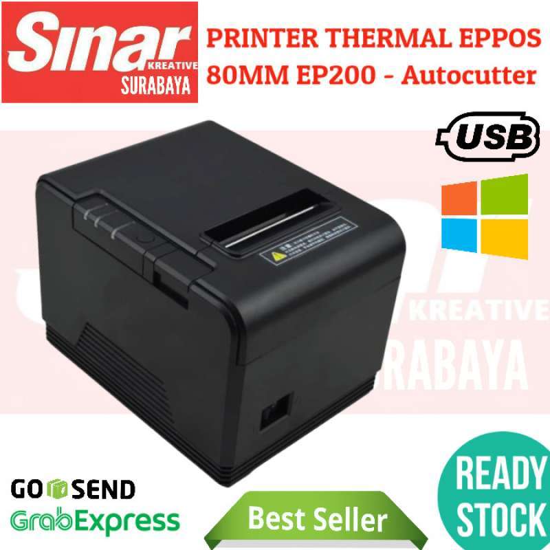 Promo Printer Kasir Thermal Autocutter Ep200 Eppos 80Mm Usb - Rj11 ...