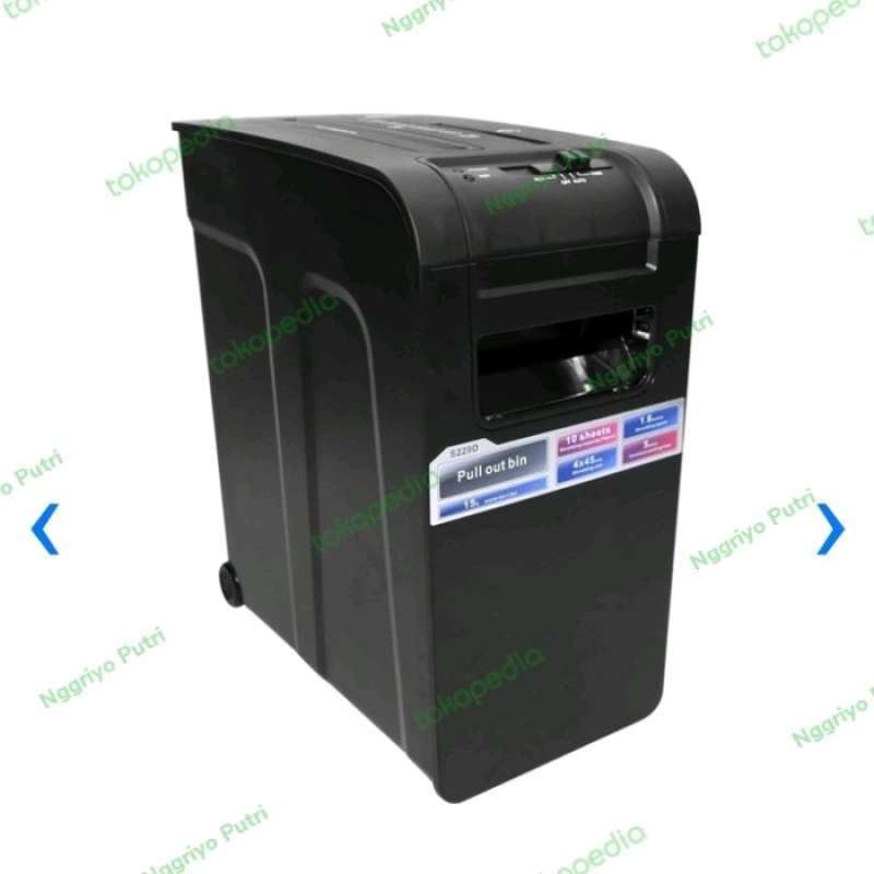 Promo Mesin Penghancur Kertas Cd Kartu Atm Atau Dokumen Paper Shredder S229D Diskon 23% di ...