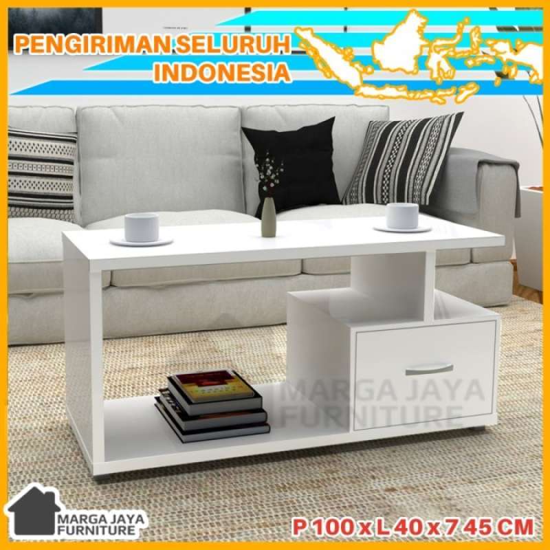 Jual Meja TV Minimalis Modern / coffee Table Tamu Multi Fungsi ...