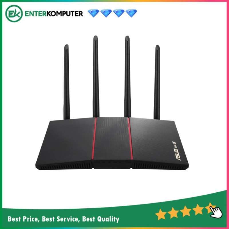 Promo Asus AX1800 Dual Band WiFi 6 (802.11ax) Router - RT-AX55 Diskon ...