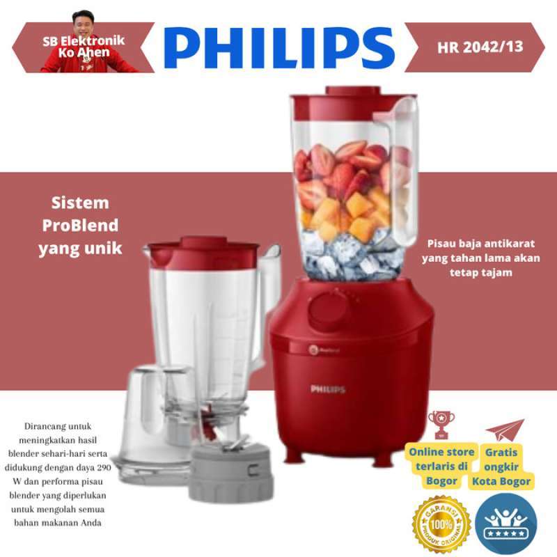 Jual BLENDER PHILIPS HR 2042/13 1 Liter di Seller Banyak Pilihan Shop ...