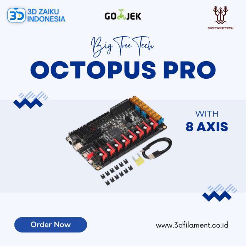 Jual Bigtreetech Octopus Pro V1.0 32 Bit Controller With 8 Axis Di ...