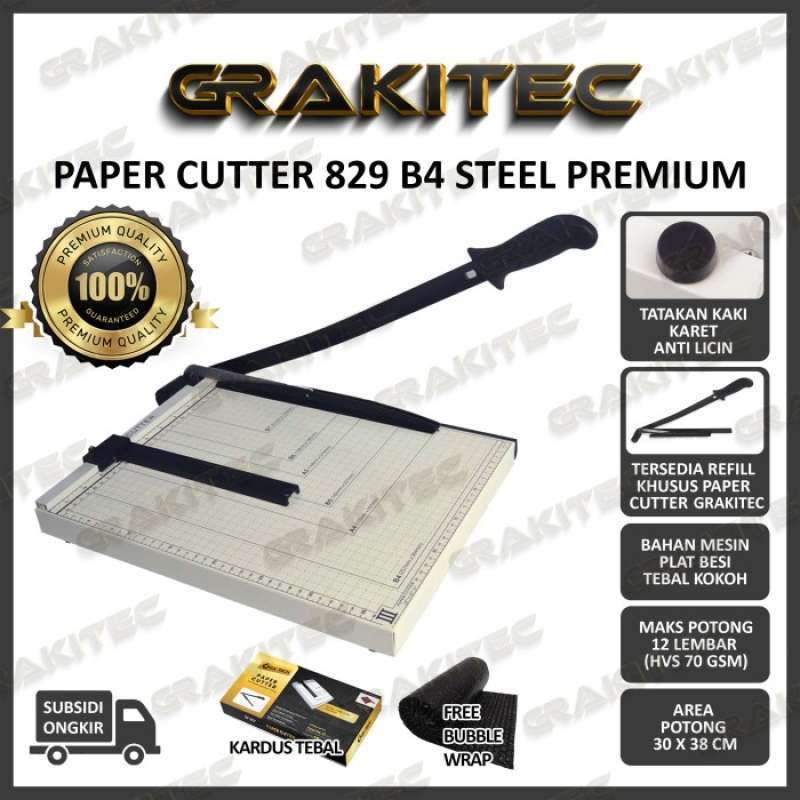 Promo Paper Cutter F4 B4 Alat Potong Kertas Pemotong Kertas