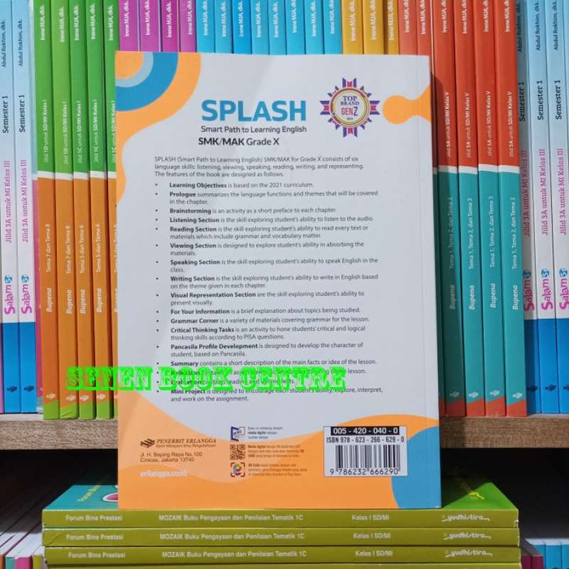 Promo Buku Splash English Kelas 1/x 10 Smk Erlangga Kurikulum Merdeka ...
