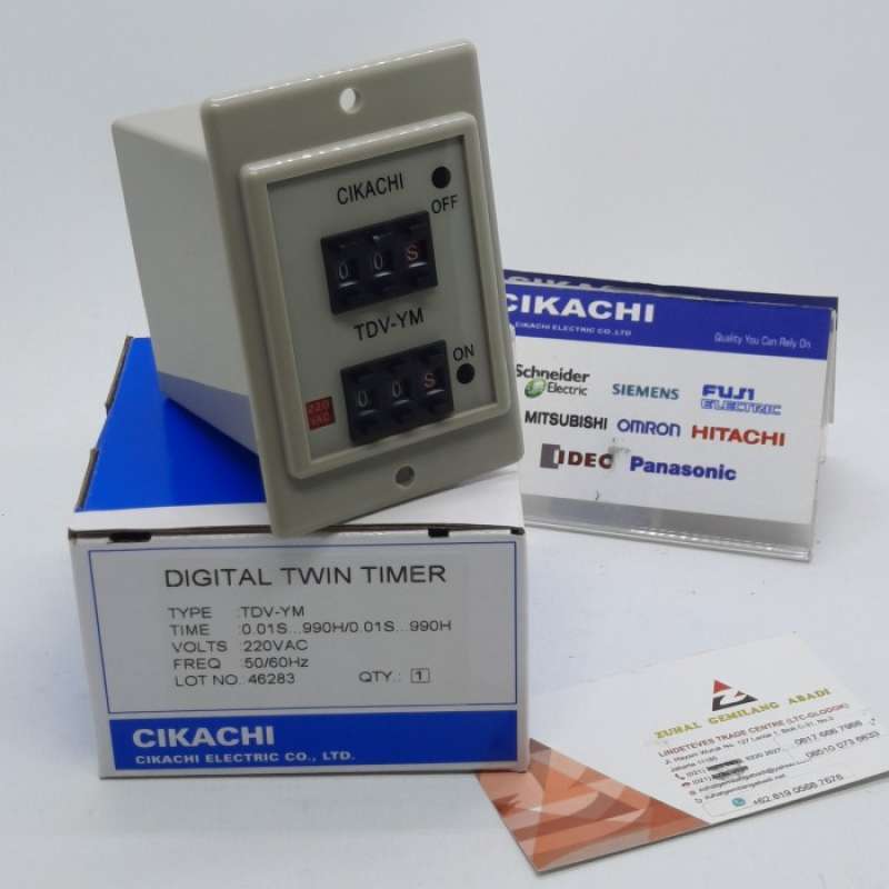 Promo Tdv-ym (220vac), Digital Twin Timer Cikachi Diskon 23% Di Seller ...