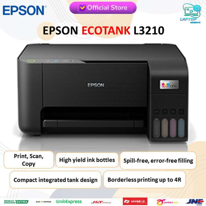 Jual Epson EcoTank L3210 A4 All-in-one Ink Tank printer - Print, Scan, Copy di Seller Cuanz ...