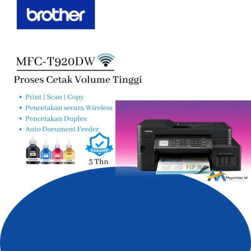 Promo BROTHER MFC-T920DW Printer Ink Tank Multifunction T920 WiFi Duplex ADF Diskon 23% di ...