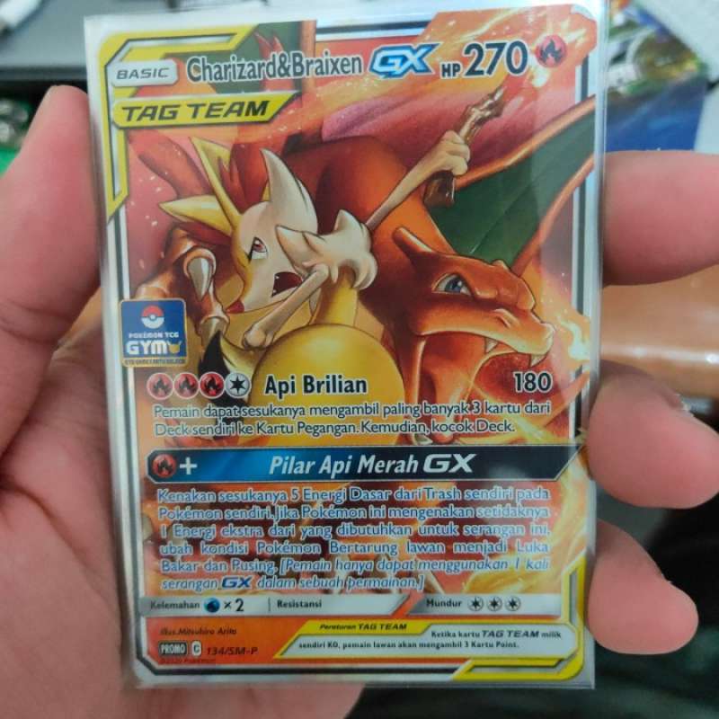 Jual Charizard Braixen Gx Tag Team Gym Pokemon Indonesia Di Seller ...