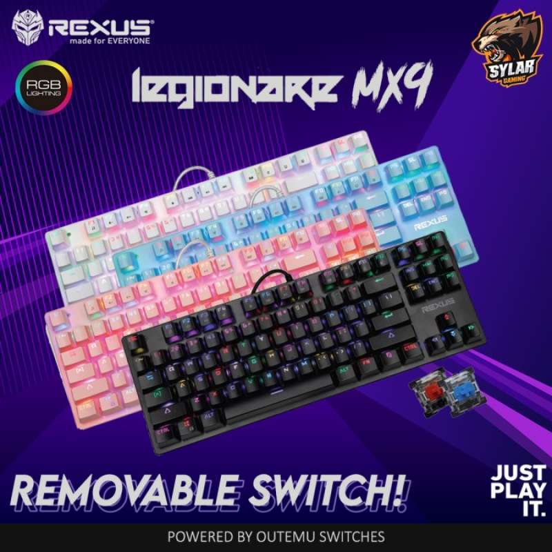 Promo Legionare MX9 TKL RGB Mechanical Gaming Keyboard Diskon 23% di ...
