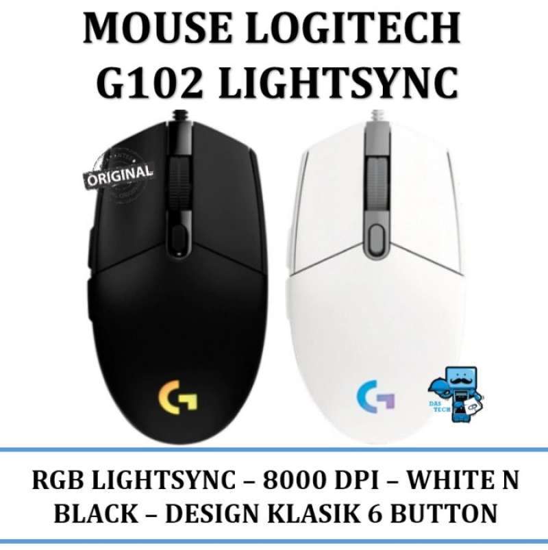 Promo Mouse Gaming G102 Gaming Mouse Prodigy (AURA/RGB) - Multivariasi Multicolor Diskon 23% di ...