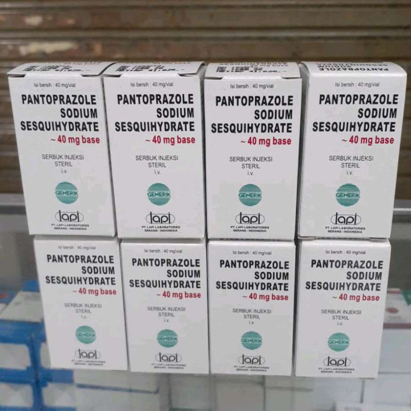 Jual Pantoprazole Pantoprazol 40mg Injeksi Per Box Original(Resep ...