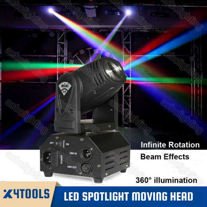 Promo Lampu Sorot Panggung Mini LED Beam Spotlight Moving Head ...