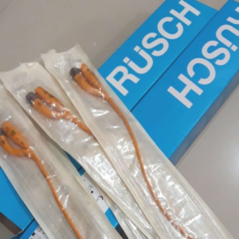 Promo Folley Catheter Merek Rusch Gold /Selang Catheter No.8 Dan 10 ...