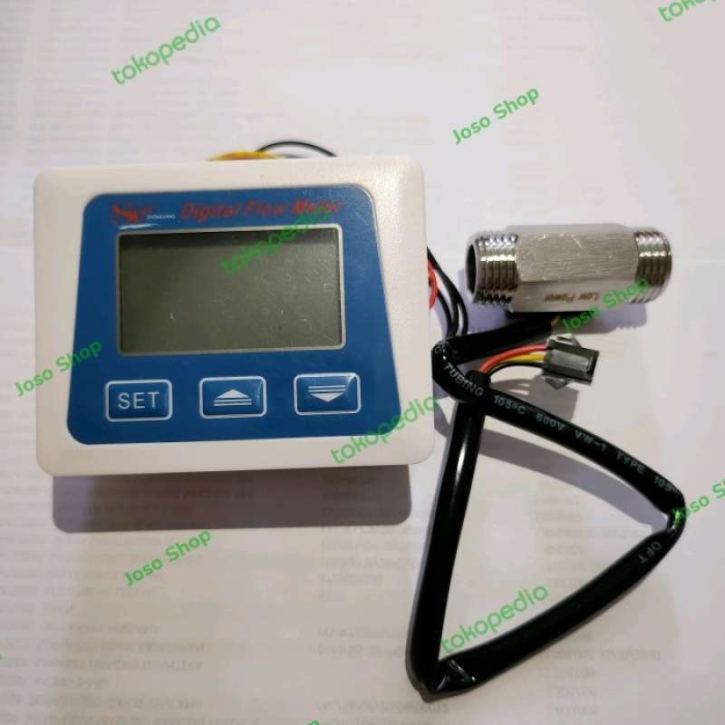 Promo Digital Flow Meter Display With Water Sensor Stainless 1/2 inch LCD-S Diskon 33% di Seller ...