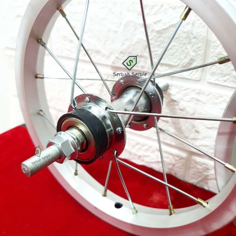 Promo velg rims sepeda 12 roda 12 alloy wheels set wheelset anak hitam ...