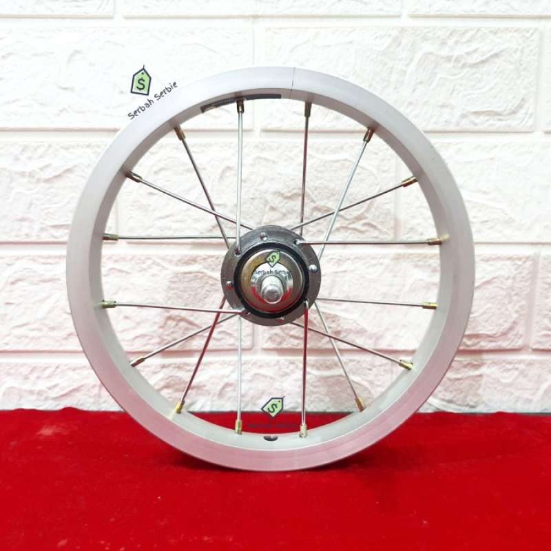 Promo velg rims sepeda 12 roda 12 alloy wheels set wheelset anak hitam ...