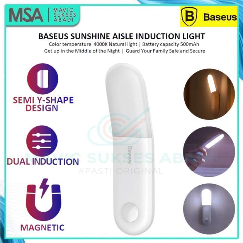 Promo Baseus Sunshine Aisle Light Lampu Dinding Sensor Otomatis Diskon 29% Di Seller Jaya Abadi ...